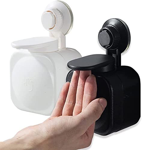 Bottles Soap Dispenser Suction Cup Liquid Soap Dispenser Hand Back Press Bottle for Bathroom Organizer Foam Liquid Holder