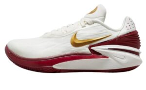 nike air zoom gt cut 2 women's basketball shoes summit white-metallic gold size 6w/4.5m