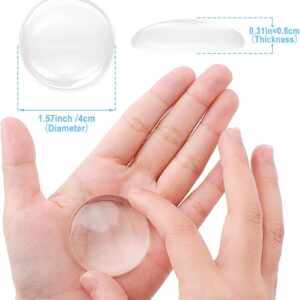 6PCS Clear Self Adhesive Rubber Door Knob Wall Shield Door Stopper, Silicone Cushion Guard for Door Handle Bumper, Wall Protection Solution Fridge Door Stopper and Stopper for Wall