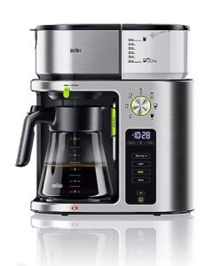 braun kf9079si multiserve coffee maker, stainless steel