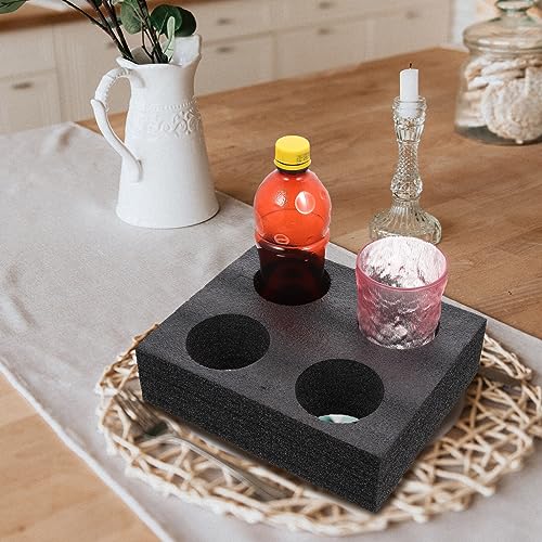 Homoyoyo 2pcs Drinks Beverages Coffee Tray Coffee Mug Takeout Coffee Cup Holder Food Drink Holder Outdoor Cup Trays Cup Fixing Holder Takeout Cup Tray Packing Trays Epe Bracket Car