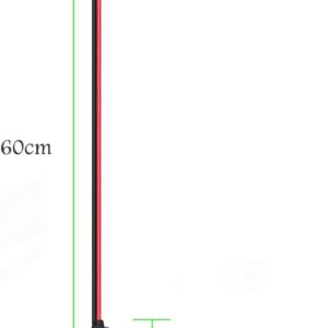 YETOR 10AWG SAE to XT60 Connector Extension Cable,with 15A Protection Fuse for Safety,SAE Plug XT60 Female Adapter Charger Solar Panel Cable for Solar Generator Portable Power Station(2FT)