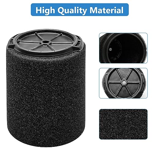 VF7000 Replacement Filter Foam Wet Application for Ridgid 5-20 Gallon Wet/Dry Vacuums 2 Pack