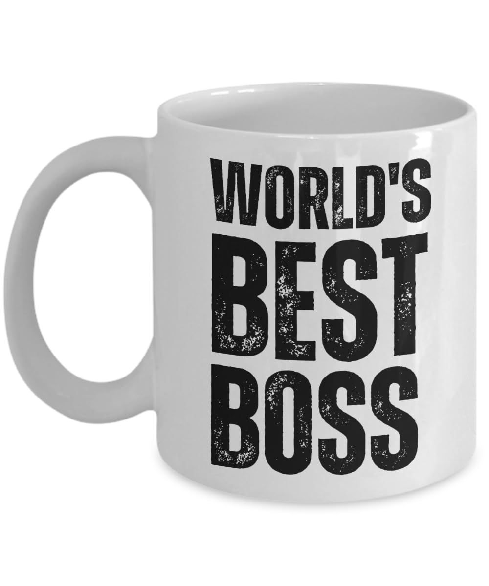 Worlds Best Boss Mug Funny Boss Coffee Mug My Favorite Employee Gave Me This Mug Gag Office Gift for Boss Boss Appreciation Gift