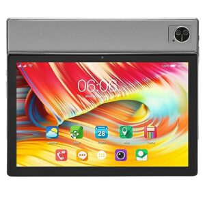 airshi business tablet, 10.1 inch fhd gaming tablet us plug 100‑240v 8gb ram 256gb rom dual camera for school (#3)