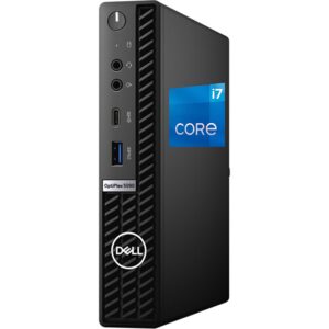 dell optiplex 5090 micro desktop, intel i7-11700- 32gb ram, 2tb nvme ssd, ac wi-fi, bt, usb type-c, displayport, hdmi, vga, windows 11 pro