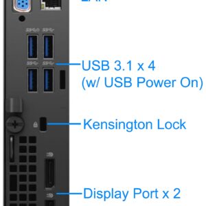 Dell OptiPlex 5090 Micro Desktop, Intel i7-11700- 32GB RAM, 2TB NVMe SSD, AC Wi-Fi, BT, USB Type-C, DisplayPort, HDMI, VGA, Windows 11 Pro