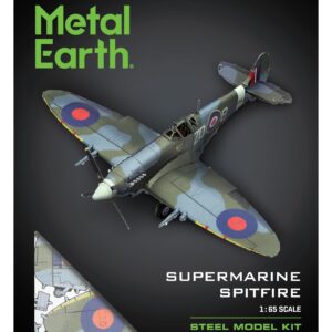 Metal Earth Supermarine Spitfire Color 3D Metal Model Kit Fascinations