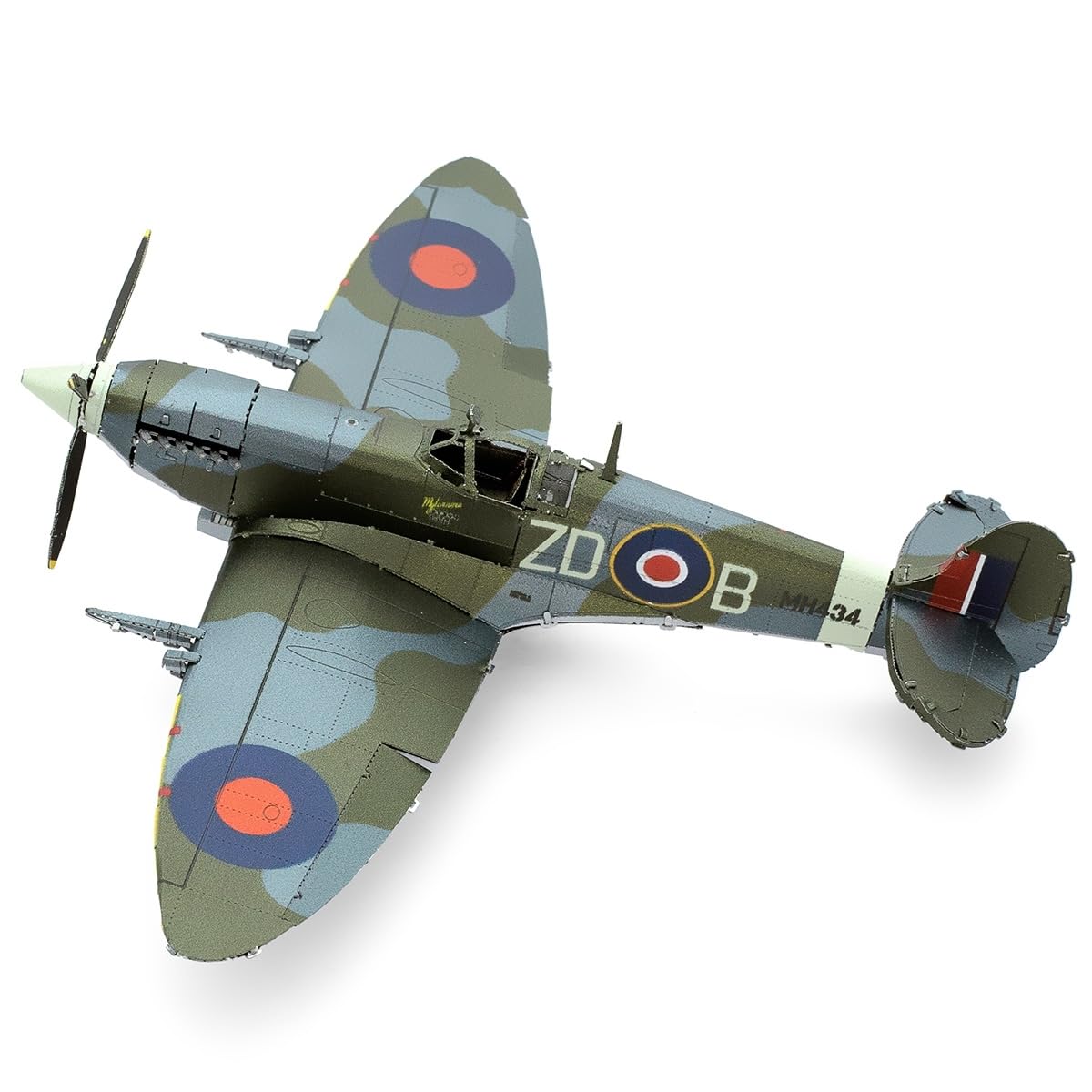 Metal Earth Supermarine Spitfire Color 3D Metal Model Kit Fascinations