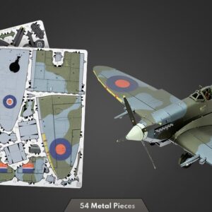 Metal Earth Supermarine Spitfire Color 3D Metal Model Kit Fascinations