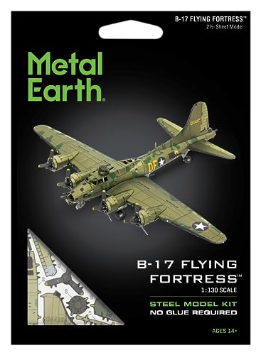 Metal Earth B-17 Flying Fortress Color 3D Metal Model Kit Fascinations