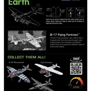 Metal Earth B-17 Flying Fortress Color 3D Metal Model Kit Fascinations