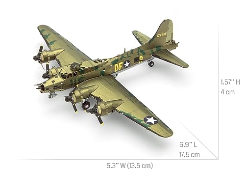 Metal Earth B-17 Flying Fortress Color 3D Metal Model Kit Fascinations