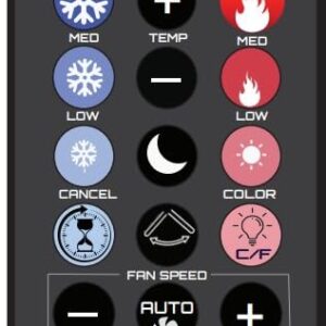 Replacement Substute Remote for Dimplex Fireplaces