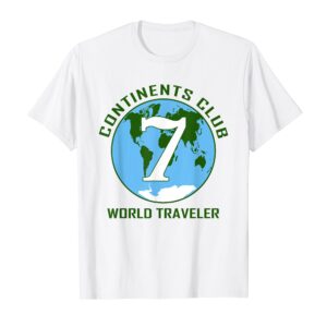 7 Continents World Traveler Club T-Shirt