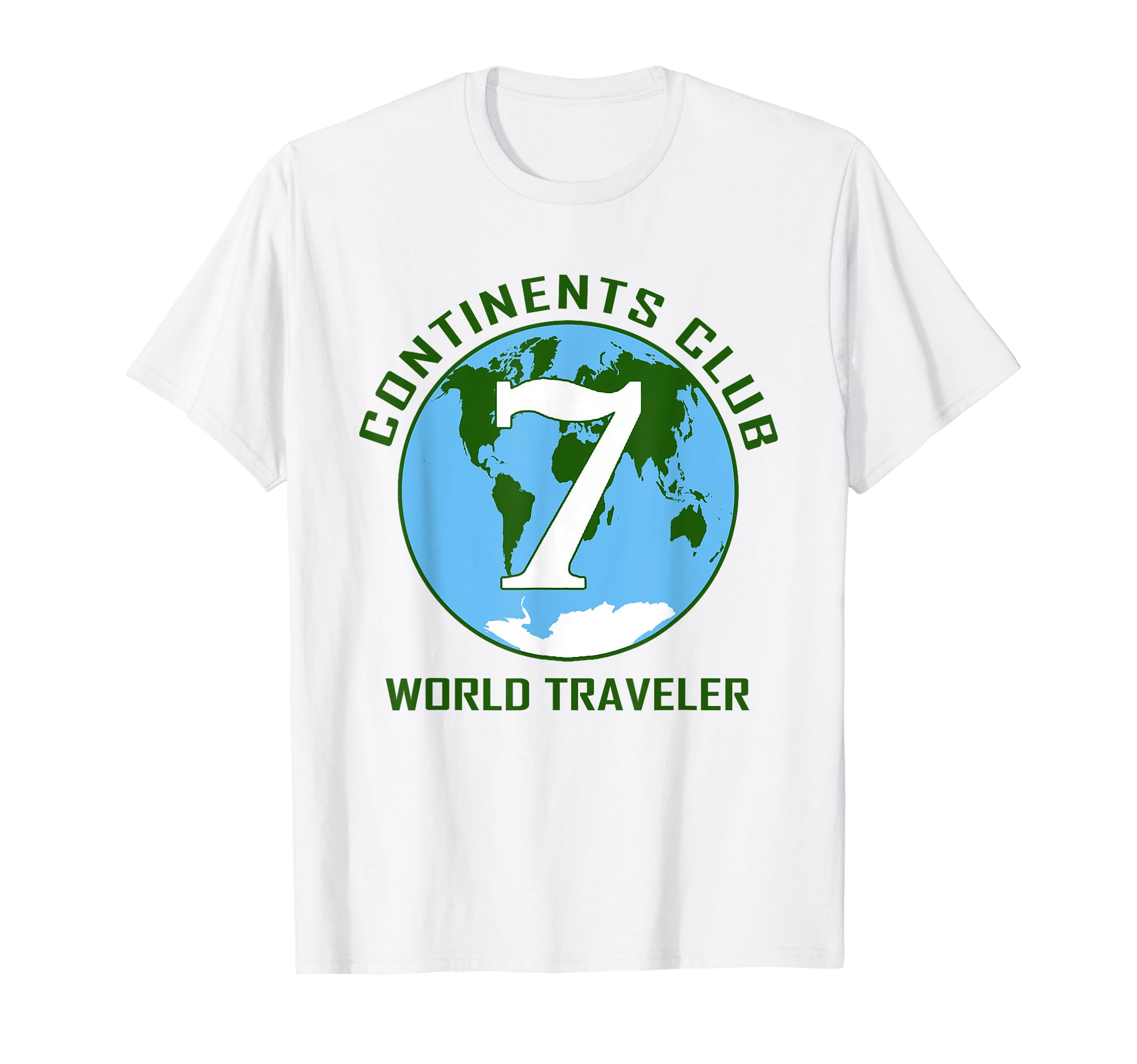 7 Continents World Traveler Club T-Shirt