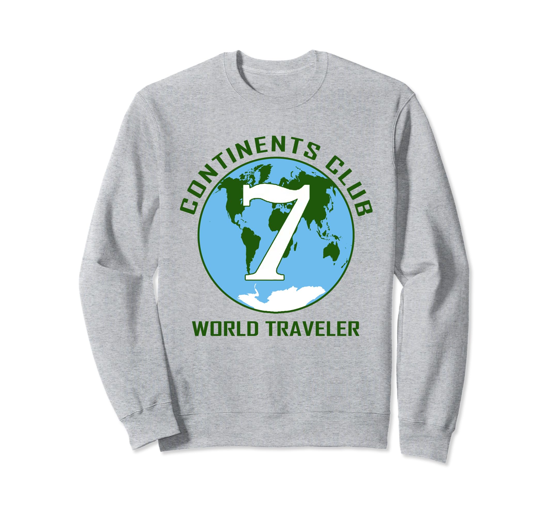 7 Continents World Traveler Club Sweatshirt