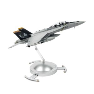 nuotie f/a-18f super hornet 1/72 metal airplane model kits with stand vfa-103 jolly rogers diecast alloy attack jet replica prebuild military aircraft collection for display or gift