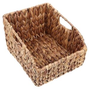 ibasenice woven basket sundry organizer woven baskets woven storage basket decorative storage bin basket decorative storage makeup organizer toy decorative basket wicker storage baskets