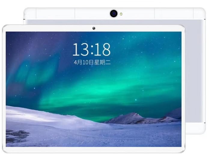 Tablet 10.1-inch wif Bluetooth Android Digital Call Dual Camera (Silver)