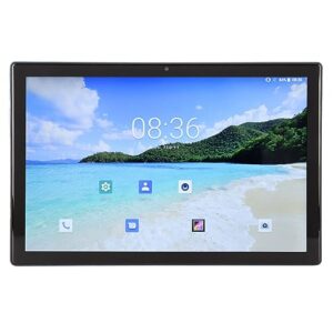 HEEPDD 2 in 1 Tablet, 100-240V 10.1in Tablet 8G RAM 256G ROM 8 Core 2.4GHz 5G WiFi Connection with Travel Case (US Plug)