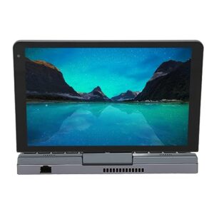 broleo 8 inch laptop, 100‑240v mini laptop computer lpddr5 12gb ram 1.9mp fullfeatured portable camera 180 degree flip touch screen with stylus (12gb+256gb us plug)