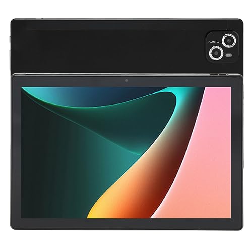 HEEPDD 10.1 Inch Tablet PC Multifunction Quad Processor 2 in 1 Tablet 100-240V 5GWIFI 8GB RAM 256GB ROM 16MP Rear Camera Learn Work for Android 12.0 (US Plug)