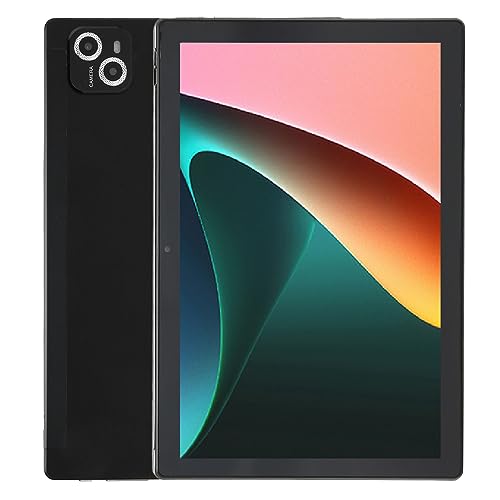 HEEPDD 10.1 Inch Tablet PC Multifunction Quad Processor 2 in 1 Tablet 100-240V 5GWIFI 8GB RAM 256GB ROM 16MP Rear Camera Learn Work for Android 12.0 (US Plug)