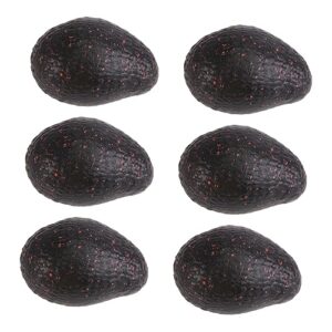 imikeya 6pcs imitation avocado home decor artificial fruit decor faux avocados fake fruit decor festival decorations photography props artificial greenery fruits household foam accessories