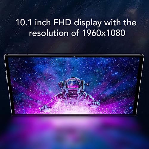 HEEPDD HD Tablet Gaming Tablet Aluminum Alloy 8GB RAM 256GB ROM 10.1 Inch FHD Octa Core CPU for Family (US Plug)