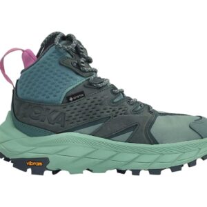 HOKA ONE ONE Anacapa Mid GTX Womens Shoes Size 8, Color: Trellis/Mist Green