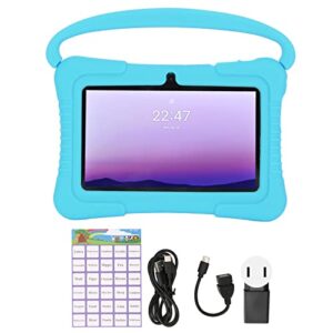 7 Inch Kids Tablet, 110-240V HD Tablet 1024x600 Dual Camera Control Function for Entertainment for Android 10 (US Plug)