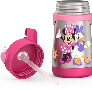 THERMOS Vacuum Insulated Stainless Steel 10oz Straw Bottle, MINNIE MOUSE