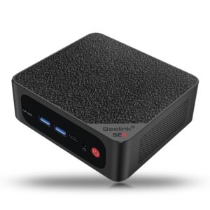 beelink ser5 max mini pc,amd ryzen 7 5800h(8c/16t,up to 4.4ghz,tdp 54w),mini computer with 16g ddr4 ram/500gb m.2 nvme 2280 ssd,support 4k fps/triple screen display/wifi 6/bt5.2/usb3.2/dual fans