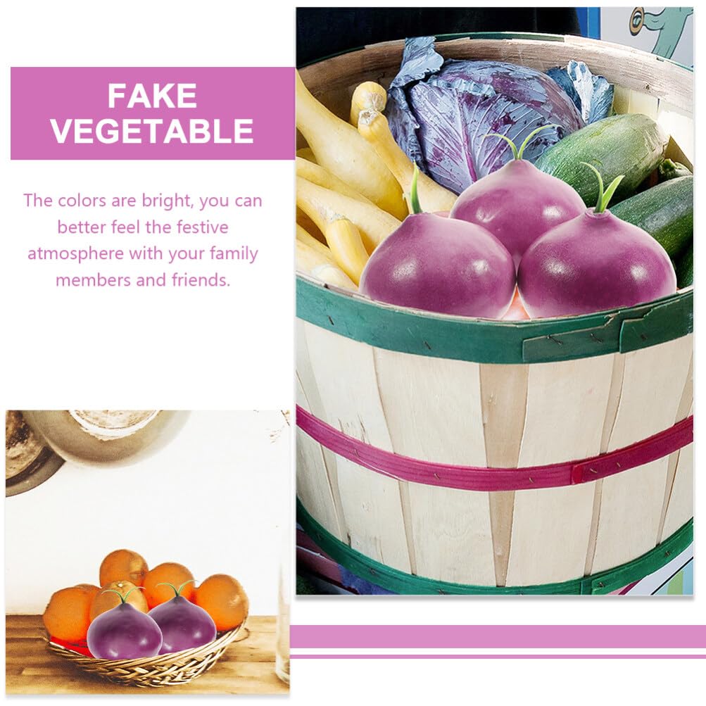 SAFIGLE 10pcs Home Decor Onion Fake Vegetable Model Desktop Decor Vegetable Photo Props Simulation Vegetables Decor False Food Model Artificial Vegetable Decor Foam Fake Fruit Pretend