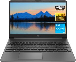 hp newest 15.6" fhd laptop computer, 6-core intel core i3-1215u, 16gb ram, 1tb nvme ssd, numeric keyboard, media card reader, hdmi, usb-c, webcam, wifi 6, fast charge, win 11, w/cue accessories