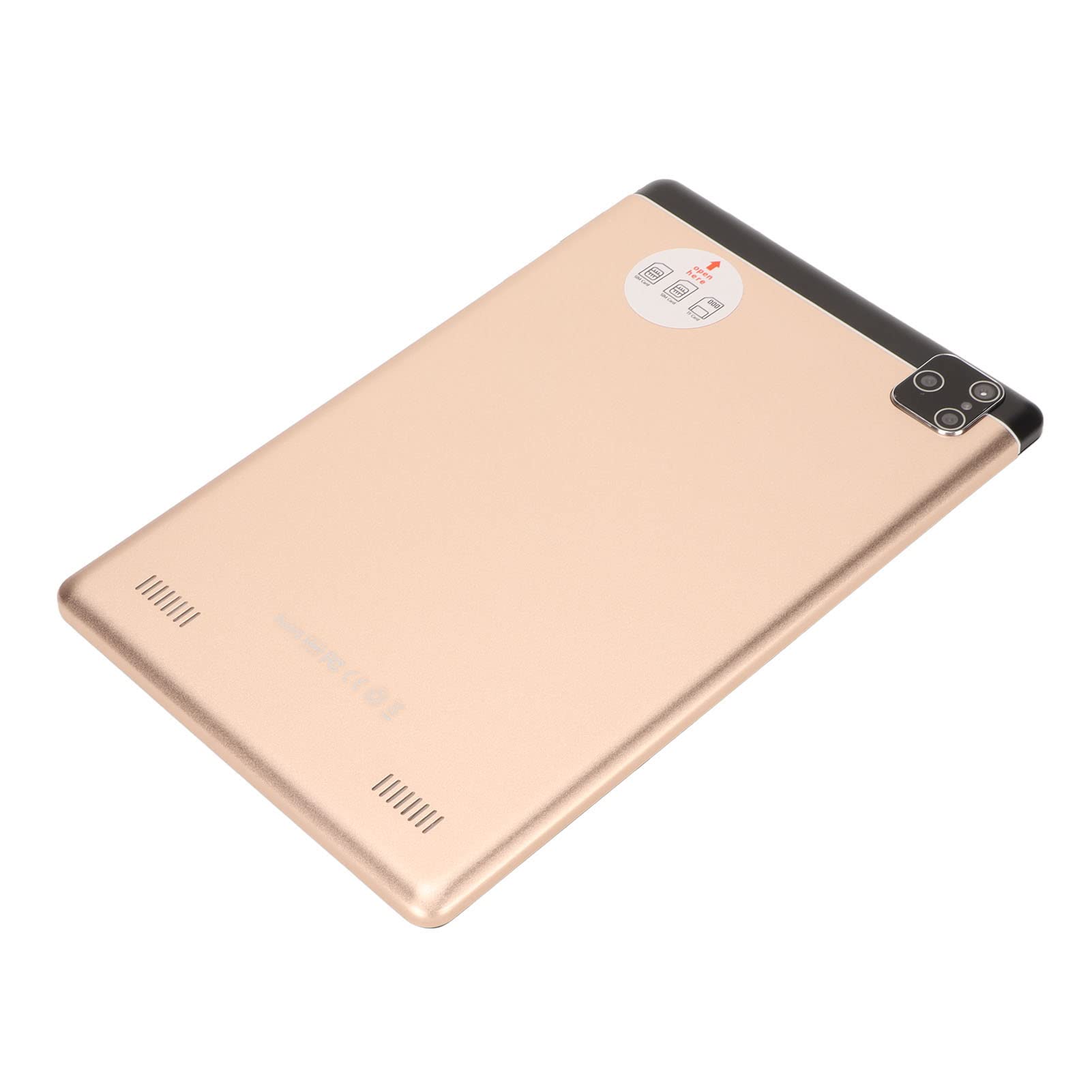 ANGGREK 8in HD Rose Gold Tablet PC, 2GB RAM 32GB ROM, Dual SIM Dual Standby Calling, Large Capacity Storage, 5.1, 5MP Camera, Built in 5000mAh Battery (US Plug)