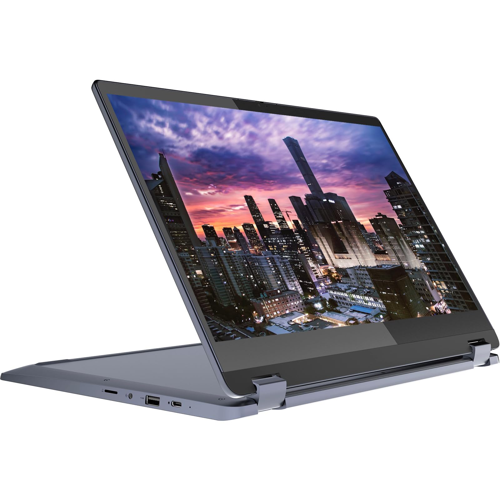 Lenovo Flex 3i Chromebook Touchscreen Laptop - 2in1 15.6 FHD IPS Display - Intel Pentium Silver N6000 - Wi-Fi 6 - USB C - Webcam - Google Chrome - Flip Convertible (8GB RAM | 64GB eMMC+32GB SD Card)