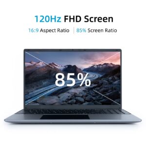 Chicbuy 15.6" Full HD 1080p IPS Laptop Computer, Intel Celeron N5095 Quad-Core Processors,12GB RAM, 512GB ROM, USB 3.0, Bluetooth 4.2,Pre-Install Windows 11,Mini HDMI, 2.4/5G WiFi, USB-A&C