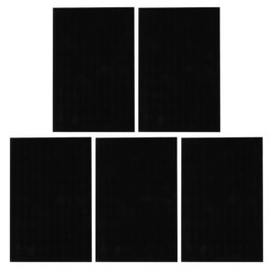 nolitoy foam insert display trays 5 pack black velvet ring organizer, 100 slot foam insert holder jewelry display trays for selling rings jewelry foam insert