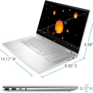 HP Envy x360 15.6" FHD Touchscreen 2-in-1 Laptop - 12th Gen Intel Core i7-1260P 12-Core up to 4.7 GHz, 32GB RAM, 4TB NVMe SSD, Intel Iris Xe Graphics, Audio by Bang & Olufsen, Pen, Windows 11 Home