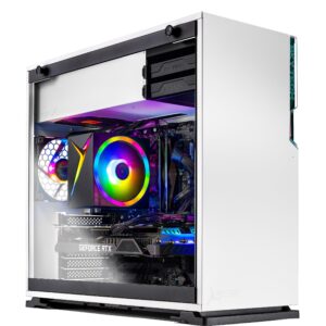 Skytech Gaming Shiva Gaming PC Desktop – Intel Core i5 11400F 2.6 GHz, AMD RX 6600, 1TB NVME SSD, 16GB DDR4 RAM 3200, 650W Gold PSU, 11AC Wi-Fi, Windows 11 Home 64-bit,White