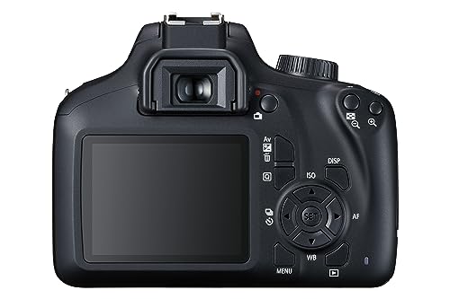 Canon EOS Rebel T100 DSLR Camera with EF-S 18-55mm f/3.5-5.6 III Lens, 18MP APS-C CMOS Sensor, Built-in Wi-Fi, Optical Viewfinder, Impressive Images & Full HD Videos, Includes 32GB SD Card