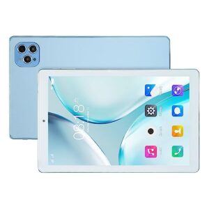 heepdd office tablet, 4gb ram 64gb rom us plug 100‑240v hd tablet 10.1 inch ips (blue)