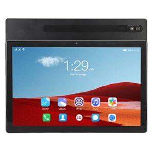 heepdd tablet pc, 10.1 inch 2 in 1 tablet clear dual speakers 5g wifi 8gb ram 256gb (us plug)