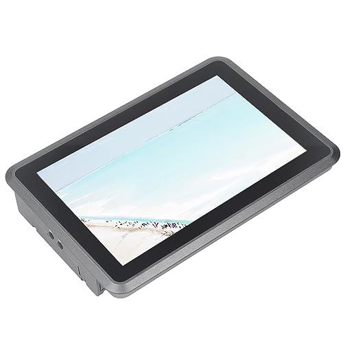 Zerodis Rugged Touchscreen Tablet, Wide Voltage Industrial Tablet PC Efficient Heat Dissipation Dustproof Capacitive Screen 100‑240V for Industrial Automation (US Plug)