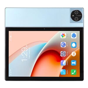 heepdd business tablet, dual camera 10.1 inch fhd 8gb ram 256gb rom blue octa core cpu (us plug)