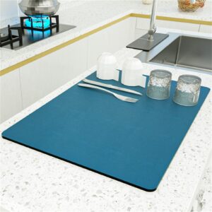 Buzzled - Under Sink Mat - 20" x 24" - Undersink Mats for Bottom of Kitchen Sink - Cabinet Mat - Under Sink Mats for Kitchen - Bathroom Sink Mat - Sink Liner Under The Sink Mat- Rubber Diatom Mud Mat