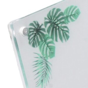 Picture Frame, Easy Cleaning Clear Table Top Photo Frame Acrylic Robust for Cards (Monstera Leaves)