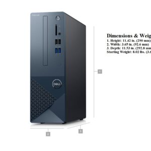 DELL 2023 Inspiron 3020S Small Desktop Computer, Intel Core i5-13400,Intel UHD 730 Graphics,Bluetooth,WiFi, Windows 11 Pro, Services Included (16GB RAM | 1TB SSD)